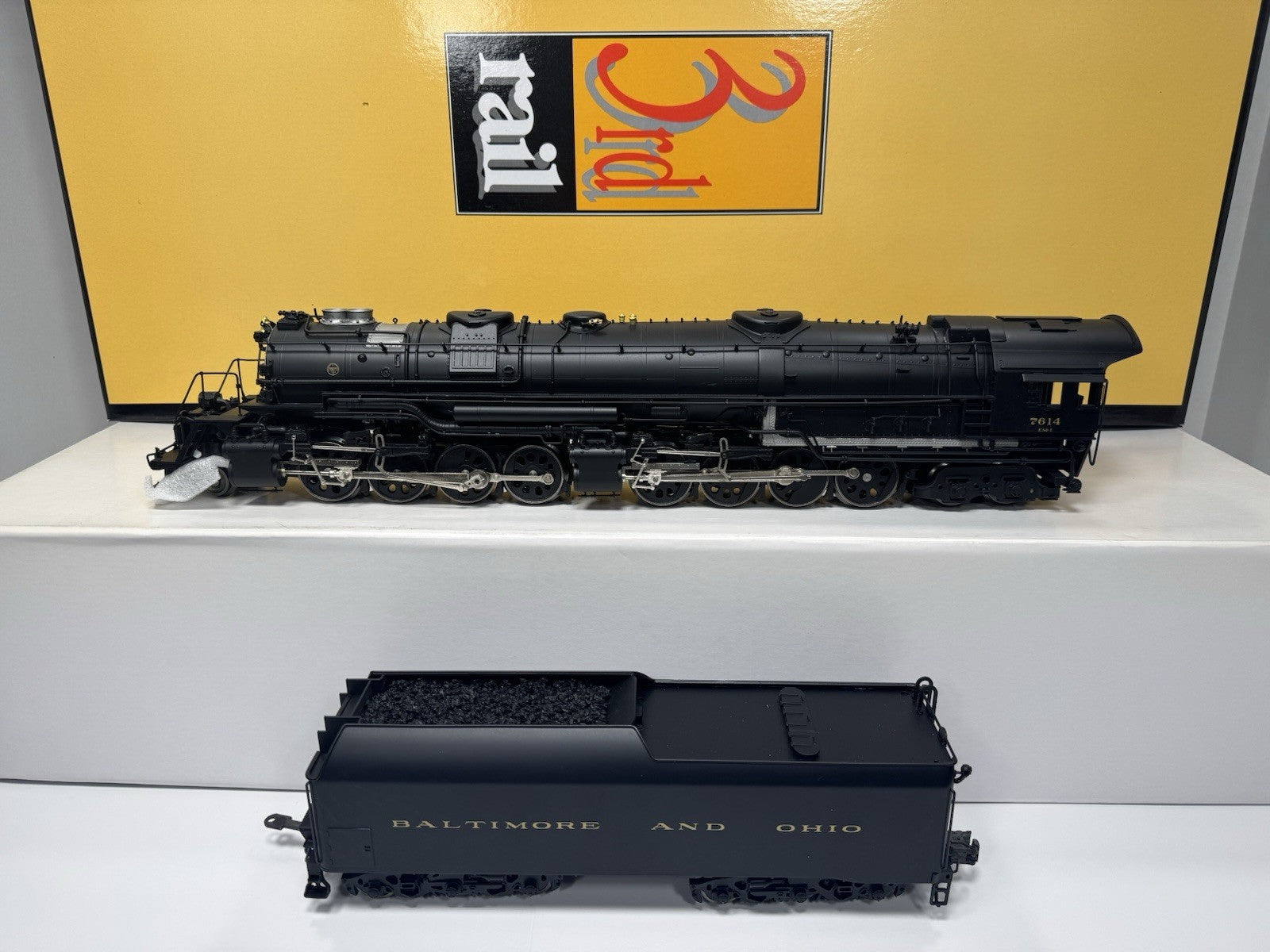 Sunset 3rd Rail brass Baltimore & Ohio EM-1 steam loco & tender #7615 ...